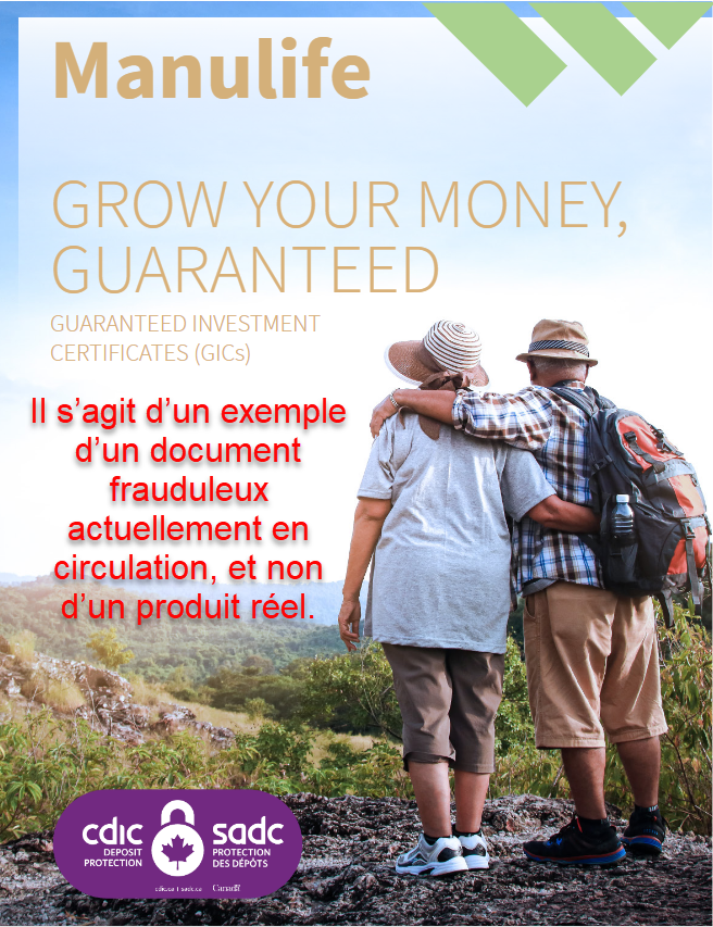 Attention aux documents frauduleux | Banque Manuvie